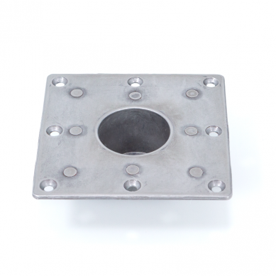 Square Recessed Mount Pedestal Base